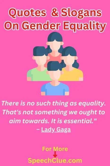 gender equality slogans